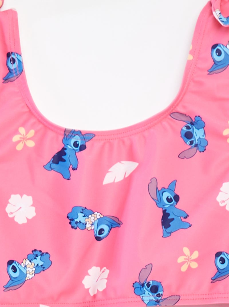 Bañador con lazos 'Stitch' 'Disney' - 2 piezas - ROSA - Niña - 10.00 ...