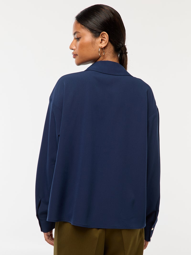 Blusa fluida - Negro - Mujer - 12.00€ - Kiabi