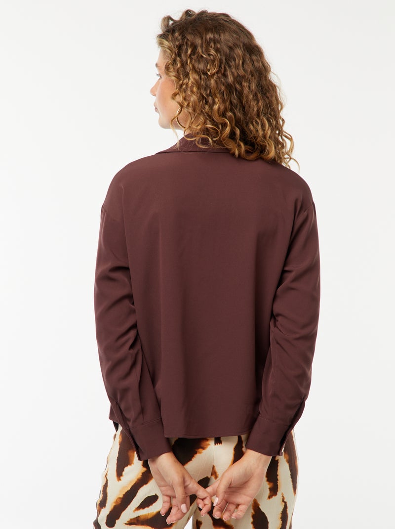 Blusa fluida - Purpura - Mujer - 12.00€ - Kiabi