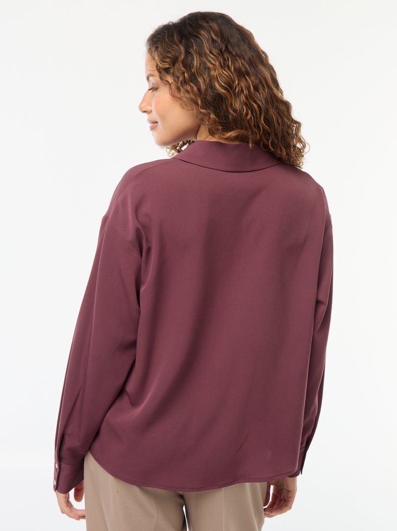 Blusa fluida - Purpura - Mujer - 12.00€ - Kiabi