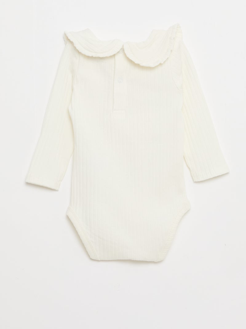 Body - Blanco - Bebé niña - 6.00€ - Kiabi