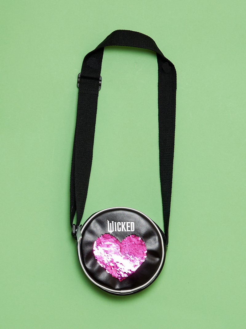 Bolso bandolera redondo - Wicked - NEGRO - 12.00€ - Kiabi