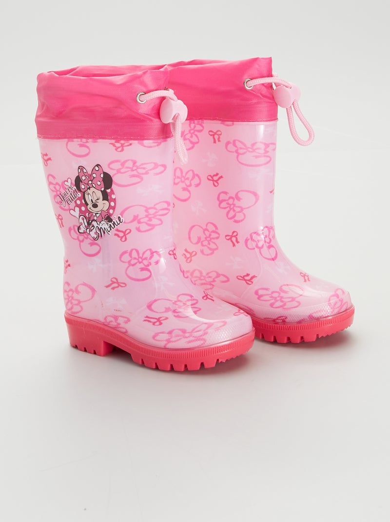 Botas de agua 'Minnie' de 'Disney' - ROSA - Kiabi - 15.00€