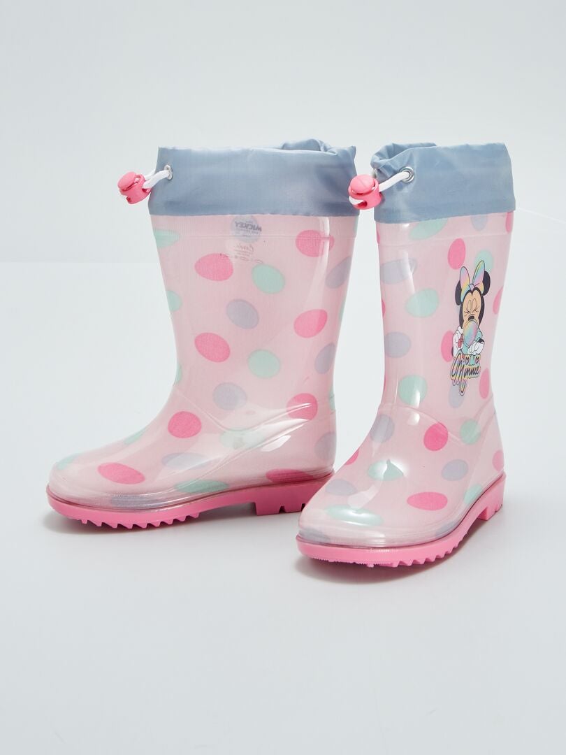 Botas de agua 'Minnie Mouse' - ROSA - Kiabi - 17.00€