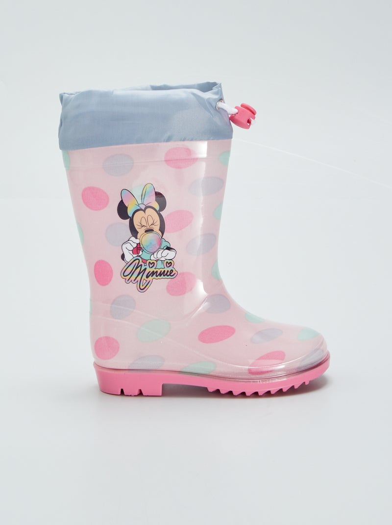 Botas de agua 'Minnie Mouse' - ROSA - Kiabi - 17.00€