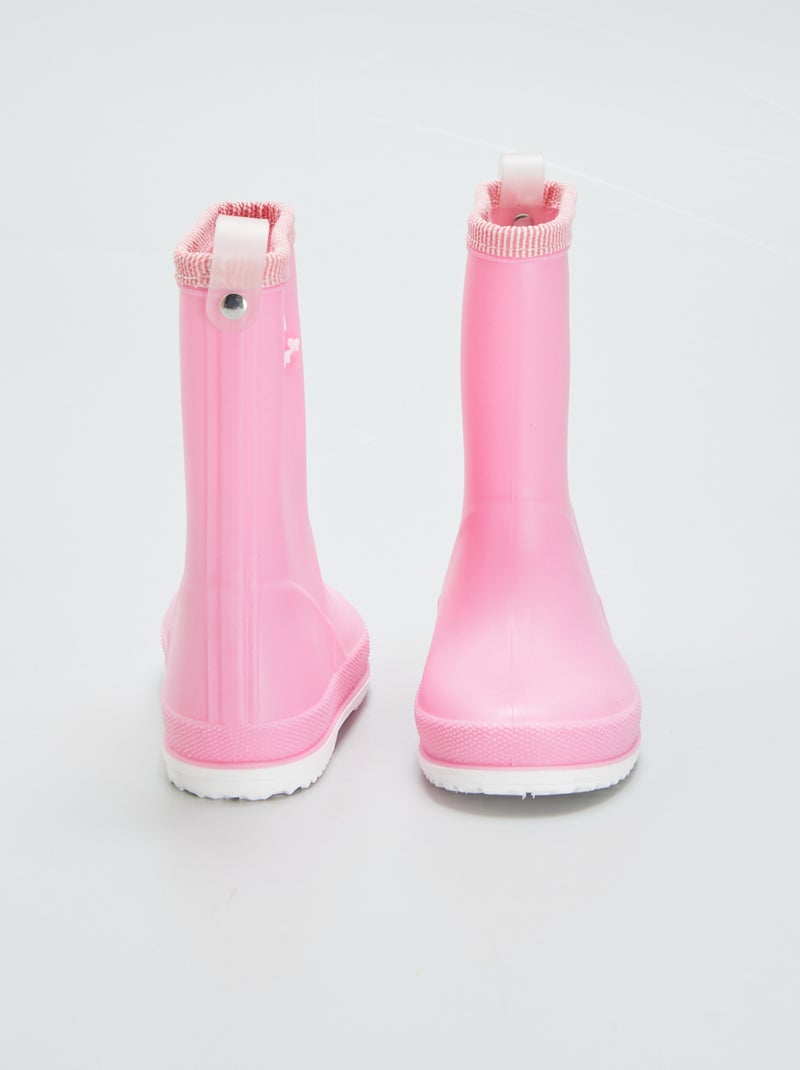 Botas de agua - Rosa - 18.00€ - Kiabi