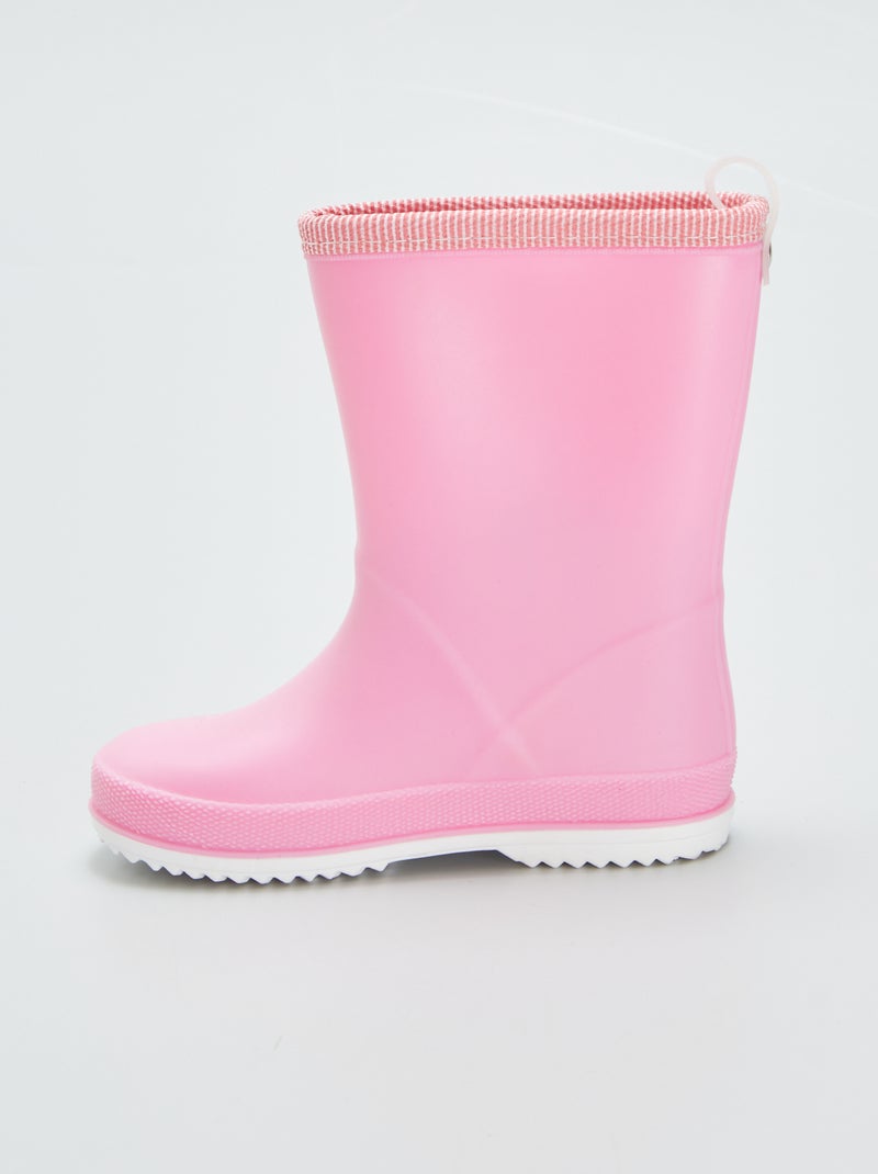 Botas de agua - Rosa - 18.00€ - Kiabi