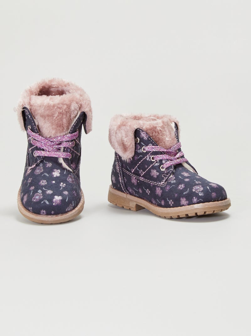 Botines forrados - azul navy - 28.00€ - Kiabi