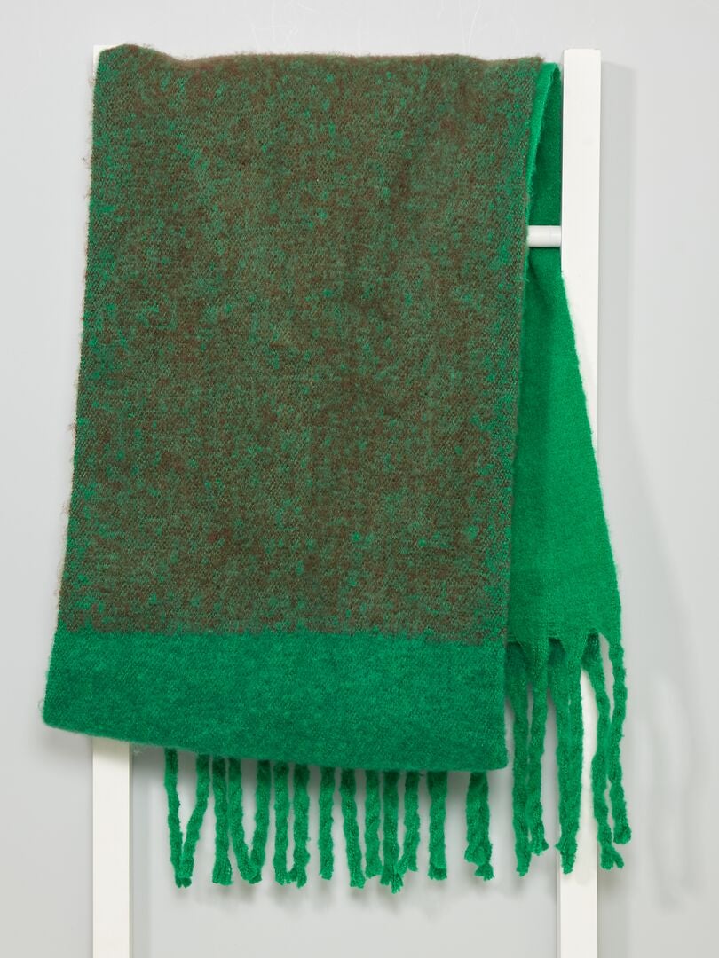 Bufanda grande de punto - VERDE - Kiabi - 12.00€