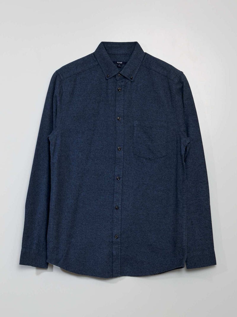 Camisa de franela - AZUL - 20.00€ - Kiabi