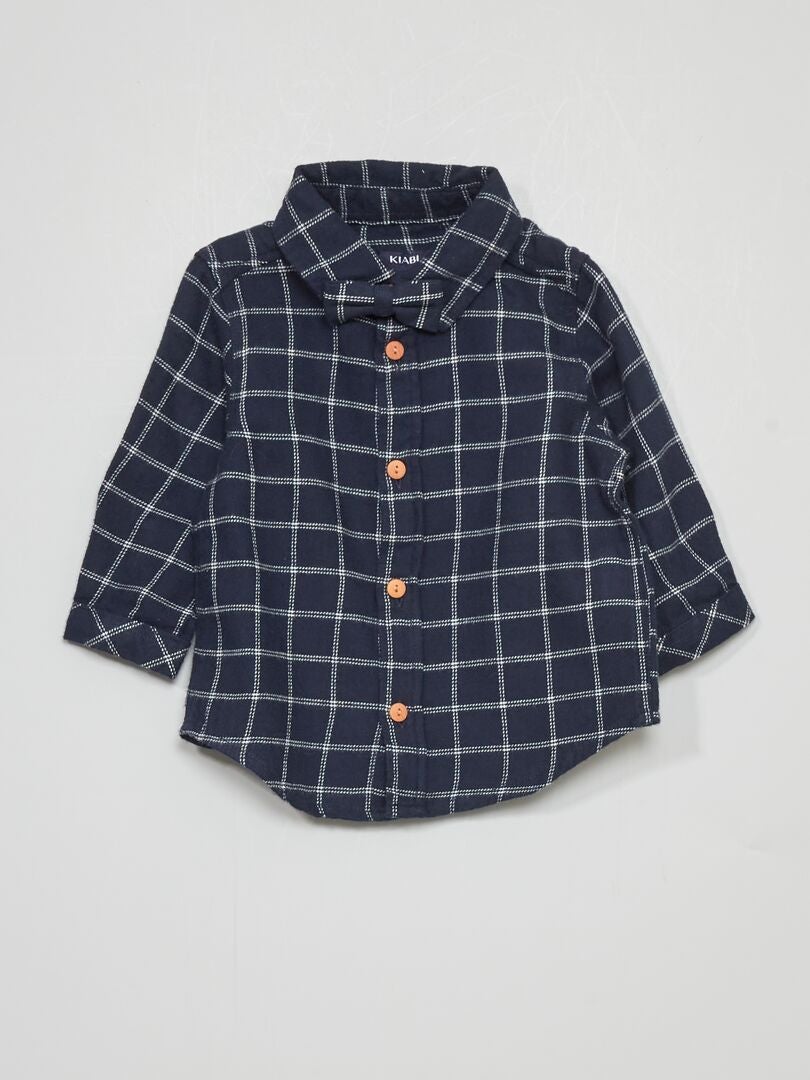 Camisa de franela - AZUL - Kiabi - 12.00€