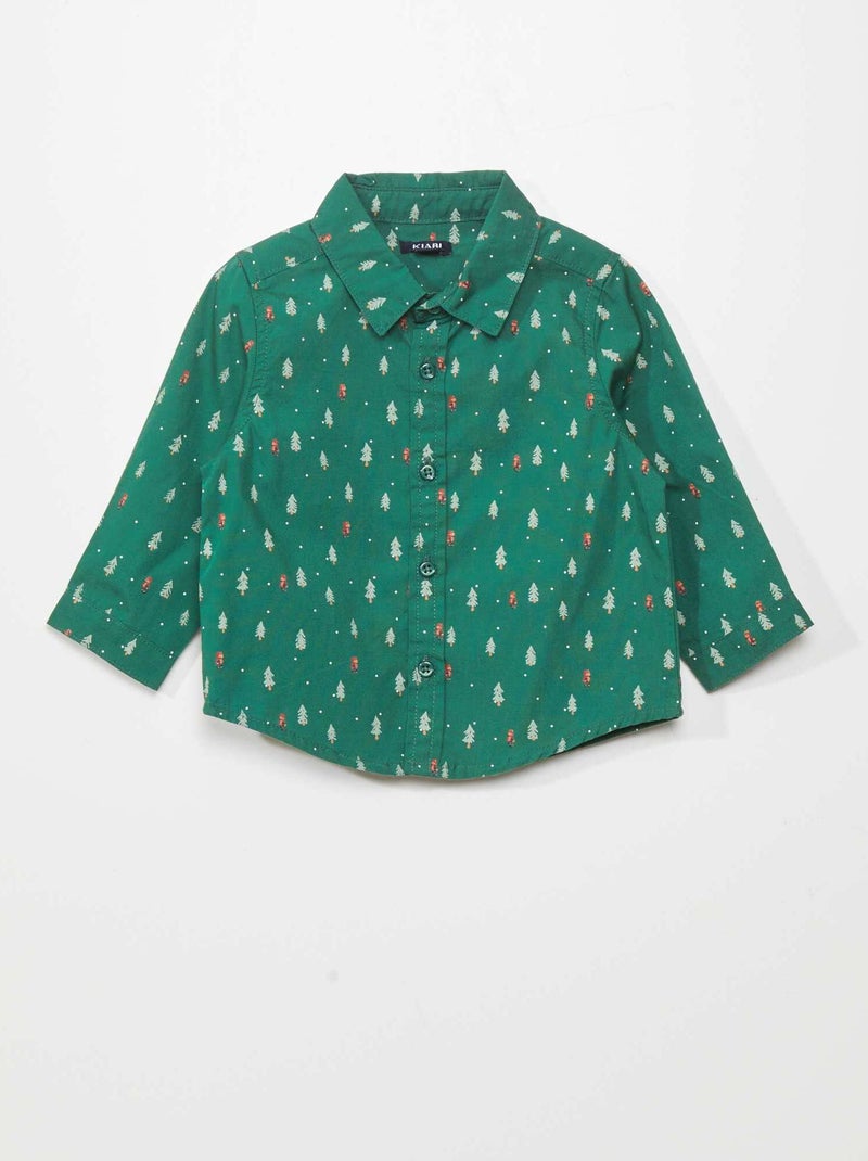 Camisa de 'Navidad' - VERDE - 9.00€ - Kiabi