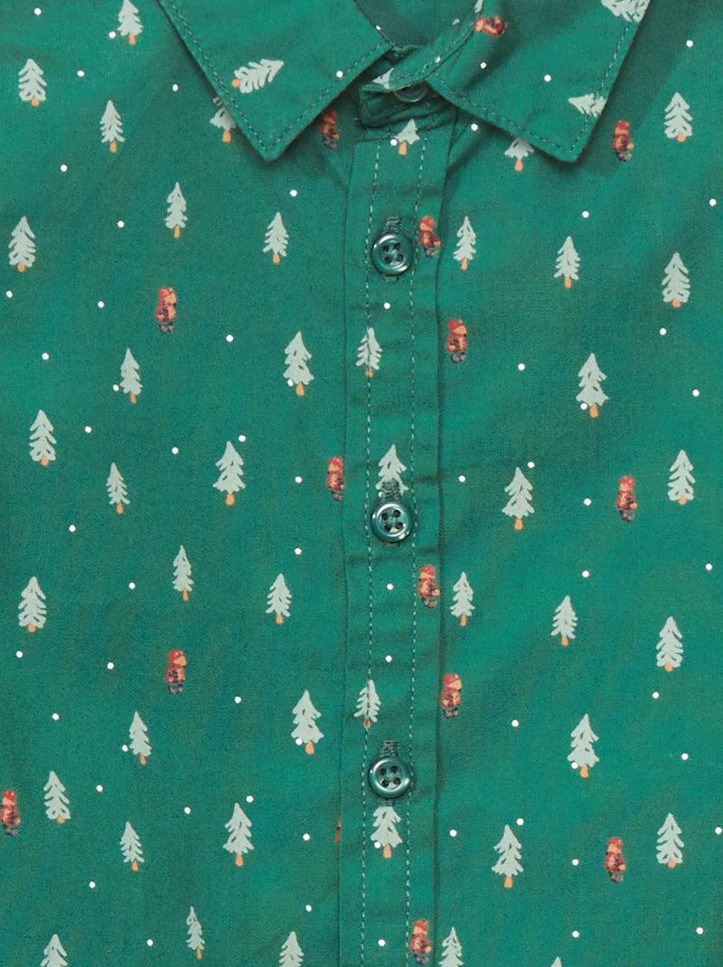 Camisa de 'Navidad' - VERDE - 9.00€ - Kiabi