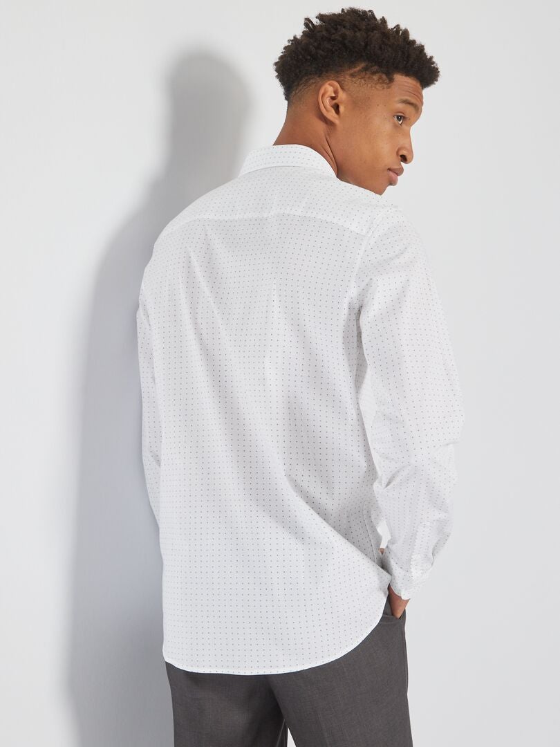 Camisa de popelina +1,90 m - BLANCO - Kiabi - 22.00€
