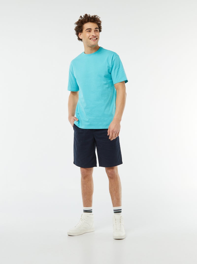 Camiseta confort fit - AZUL - Hombre - 10.00€ - Kiabi