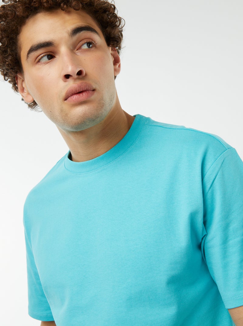 Camiseta confort fit - AZUL - Hombre - 10.00€ - Kiabi