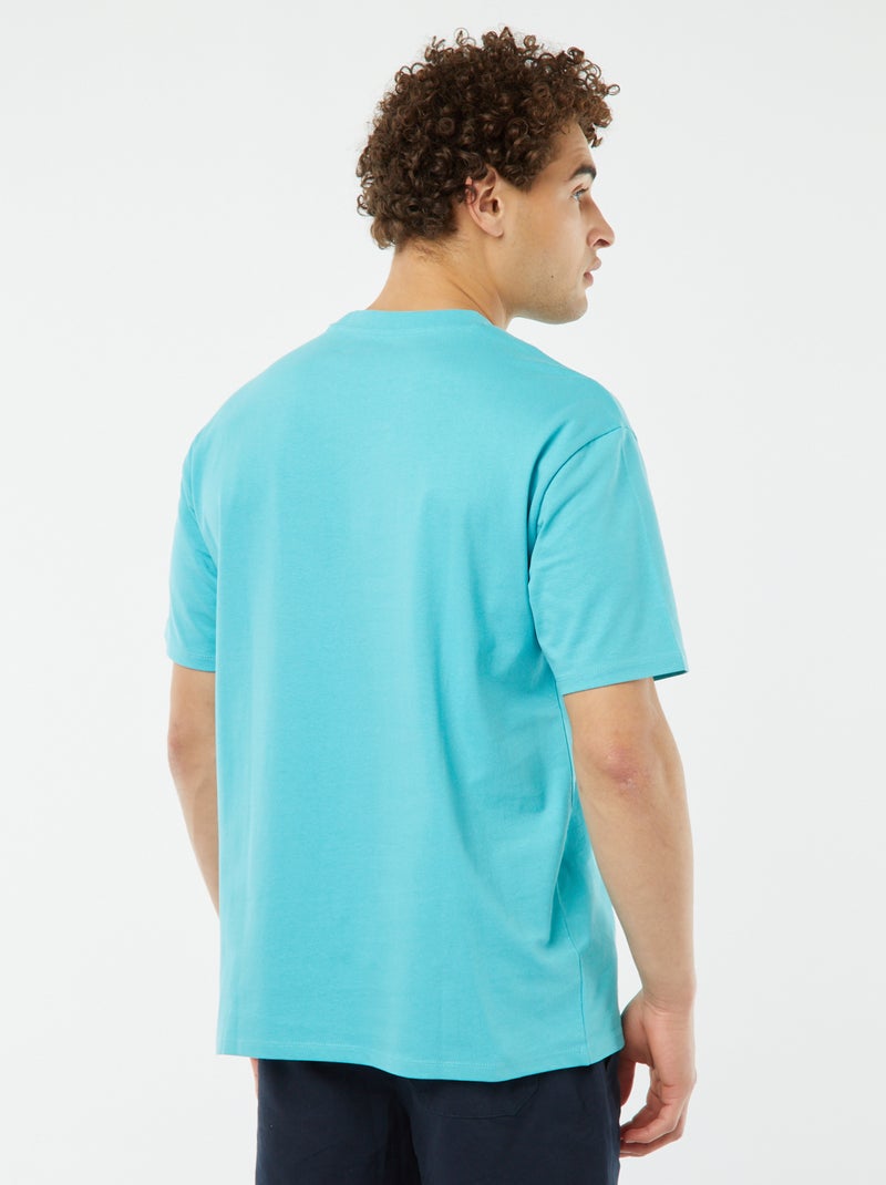 Camiseta confort fit - AZUL - Hombre - 10.00€ - Kiabi