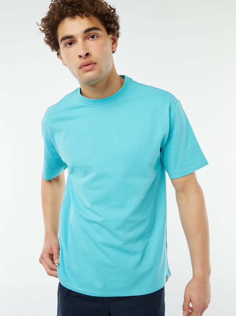 Camiseta confort fit - AZUL - Hombre - 10.00€ - Kiabi