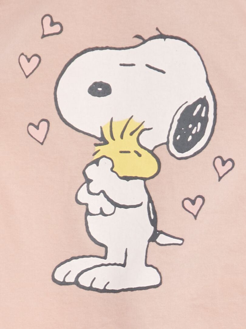 Camiseta de manga larga 'Snoopy' - ROSA - Kiabi - 8.00€