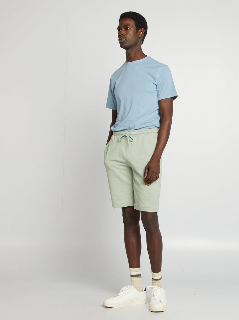 Camiseta lisa - Slim fit - AZUL - Hombre - 7.00€ - Kiabi