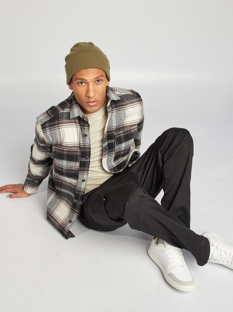 Camiseta lisa - Slim fit - VERDE - Kiabi - 7.00€