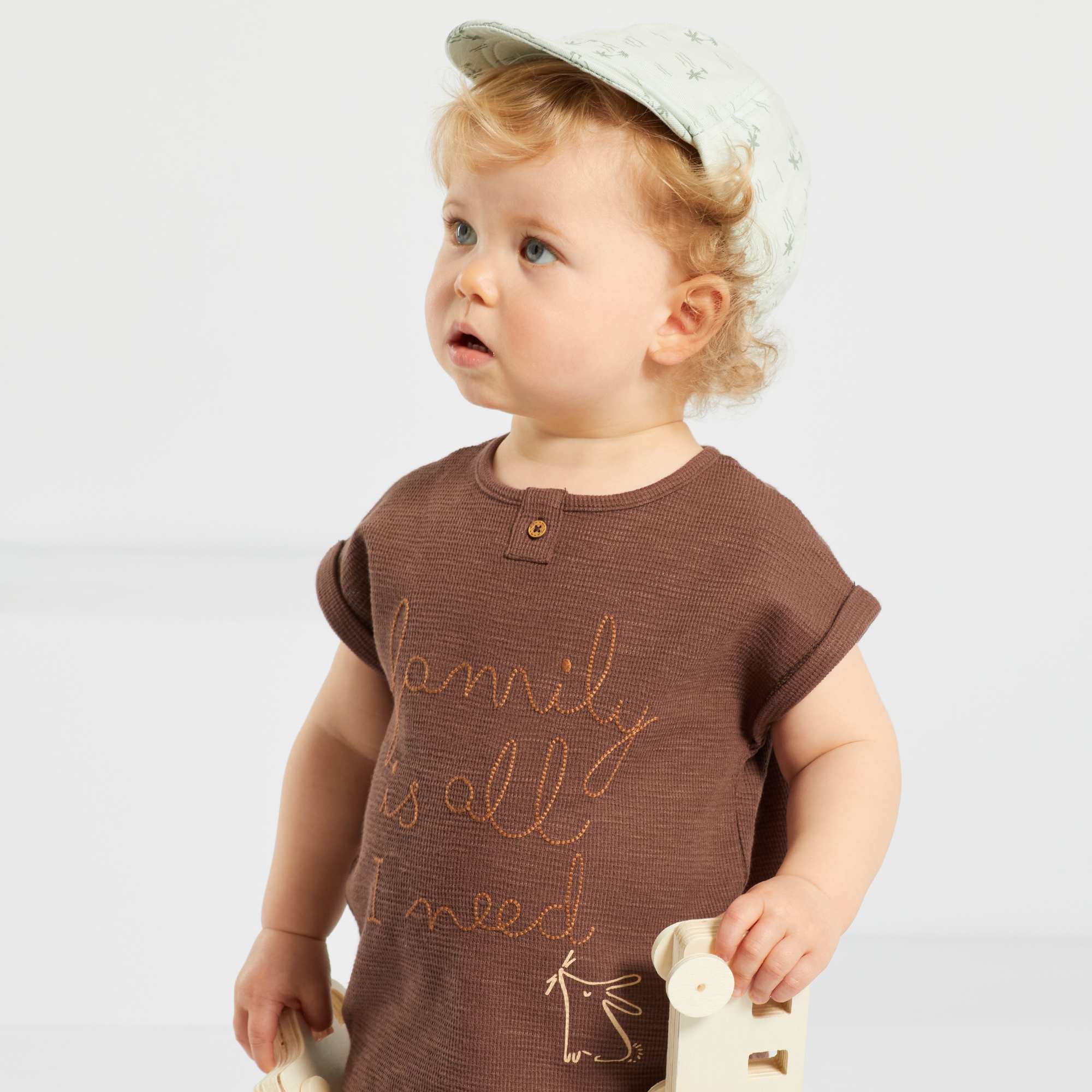 Camiseta bebé niño - MARRON - Kiabi - 6,00€