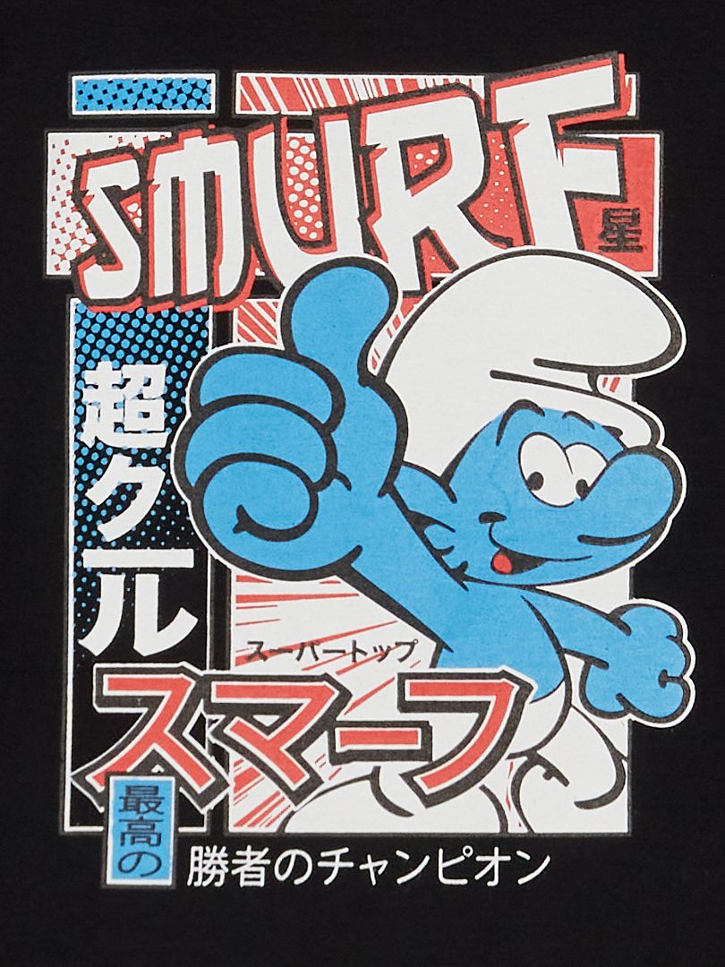 Camiseta 'Pitufo' - negro - Kiabi - 9.00€