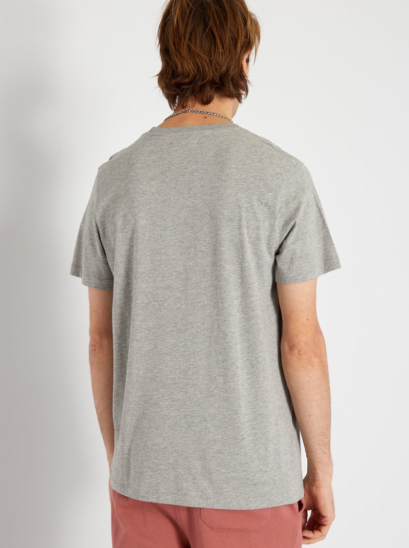 Camiseta 'Produkt' de punto con estampado - gris - 12.00€ - Kiabi