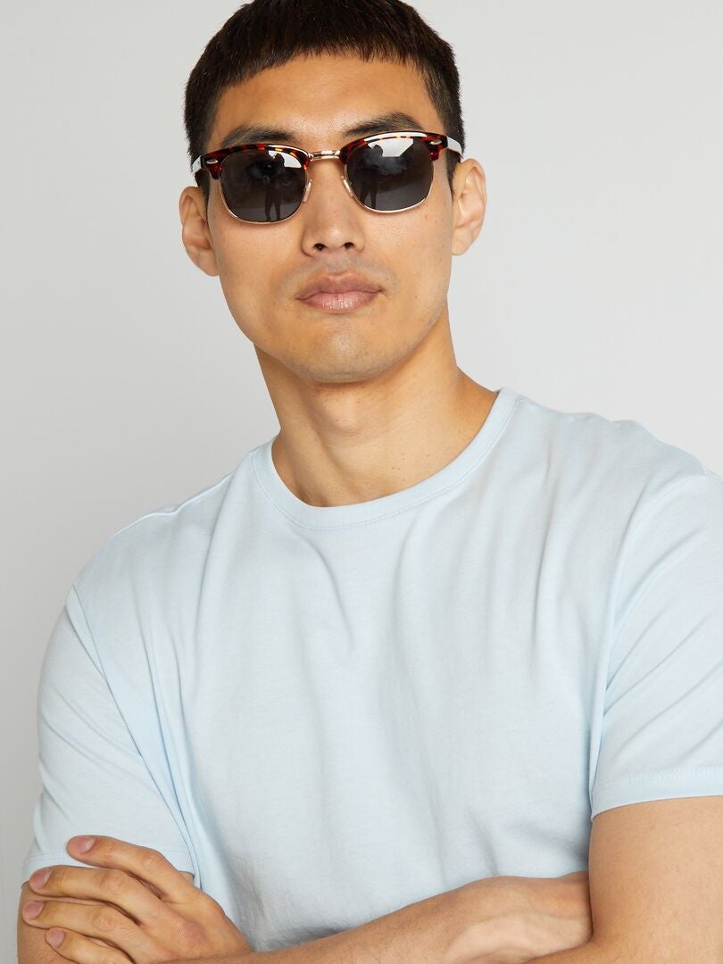 Camiseta recta de punto lisa - AZUL - Kiabi - 4.00€