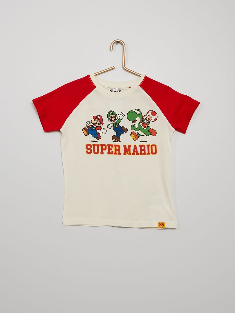 Camiseta 'Super Mario' - Blanco - Kiabi - 8.00€