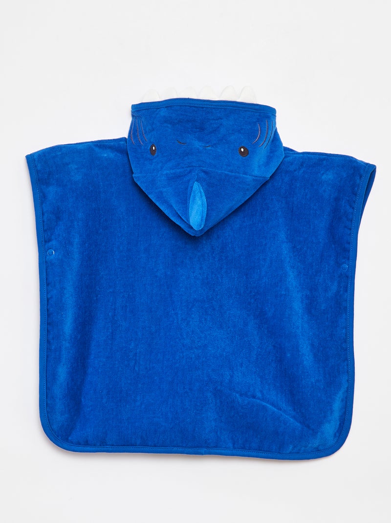 Capa de baño con capucha forma de tiburón - AZUL - Bebé niño - 15.00 ...