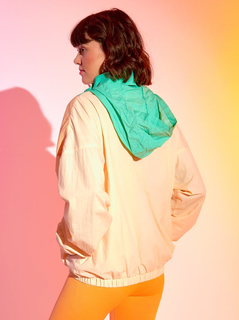 Chaqueta de deporte con capucha - BEIGE - Kiabi - 22.00€