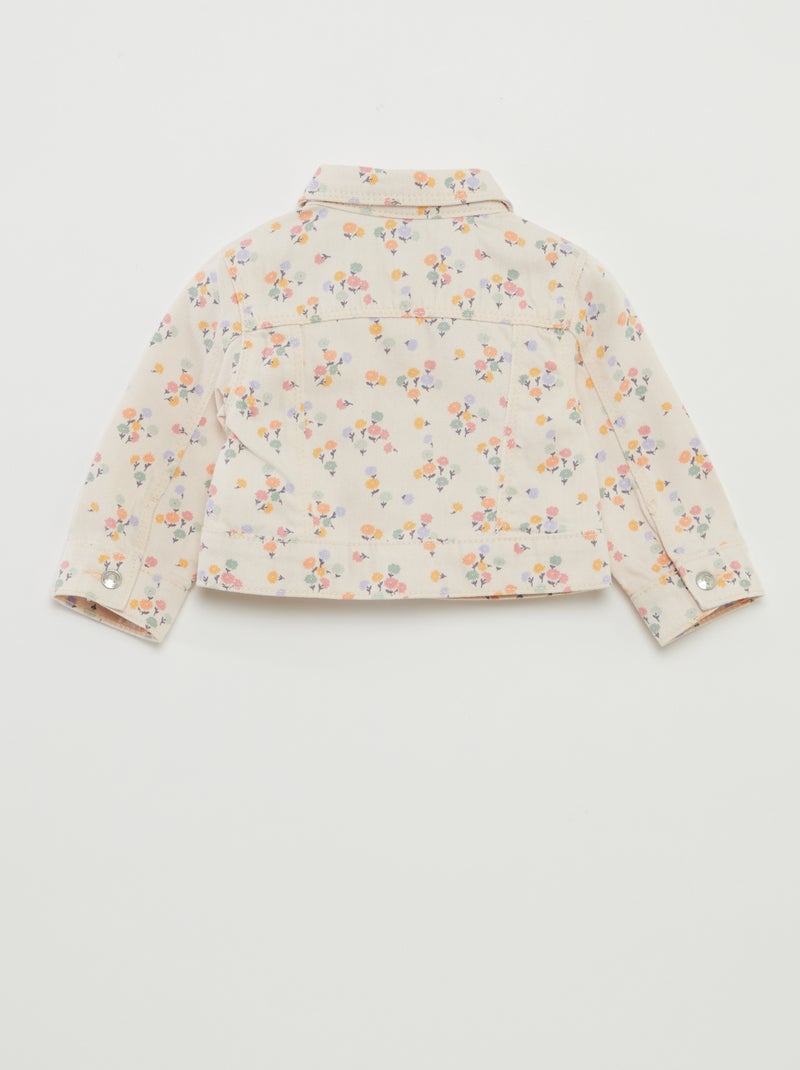 Chaqueta vaquera con cierre de automáticos - ROSA - Bebé niña - 16.00 ...