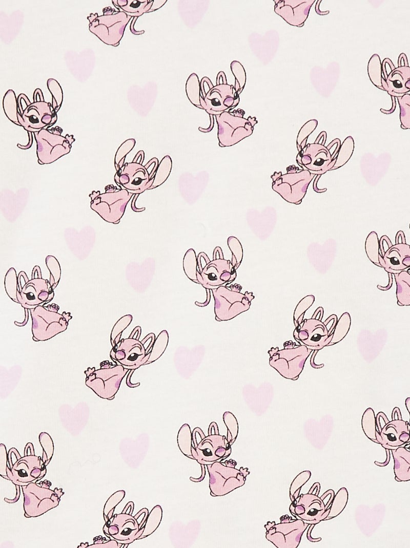 Conjunto de camiseta + peto vaquero 'Stitch' - ROSA - Bebé niña - 20.00 ...