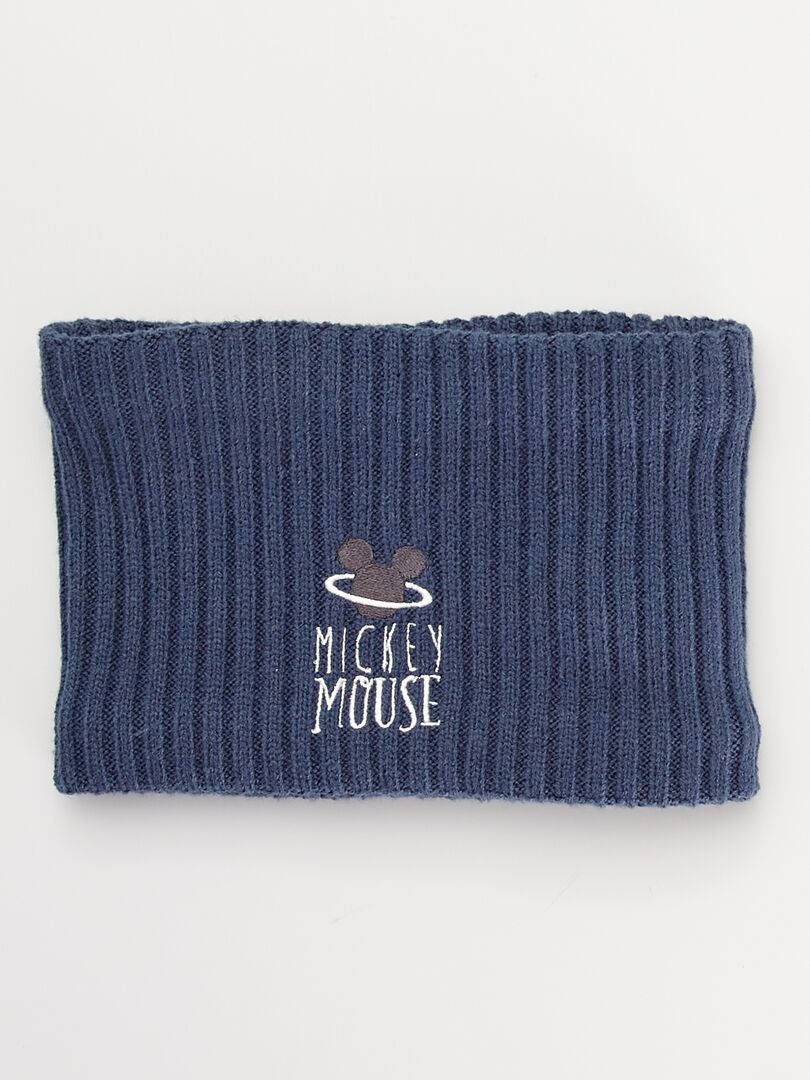 Conjunto de gorro + braga 'Mickey Mouse' - azul - Kiabi - 14.00€