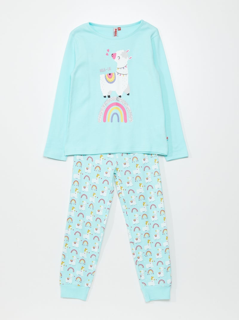 Conjunto de pijama - 2 piezas - AZUL - 14.00€ - Kiabi