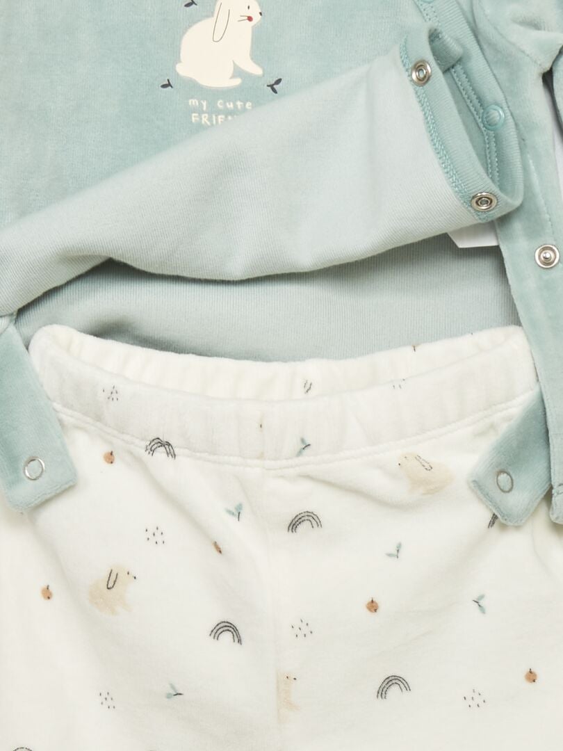 Conjunto de pijama - Unisex - 2 piezas - AZUL - Kiabi - 10.00€