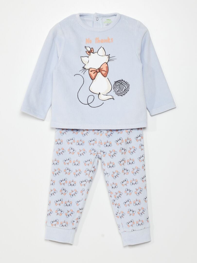 Conjunto de pijama de terciopelo 'Disney' - 2 piezas - AZUL - Kiabi - 13.00€