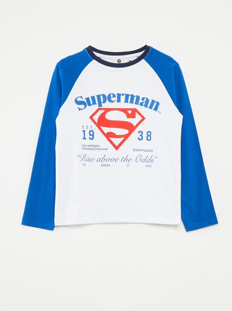 Conjunto de pijama largo 'Superman' 'DC Comics' - 2 piezas - Azul ...