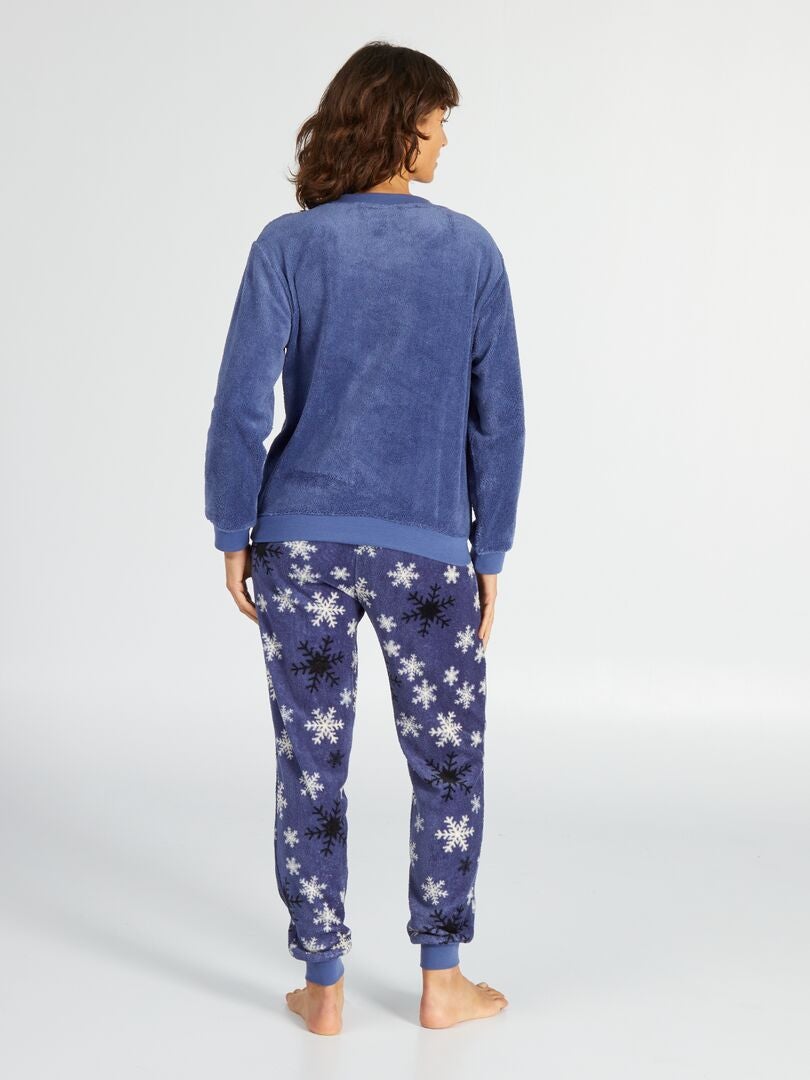 Conjunto de pijama polar 'Snoopy' - 2 piezas - AZUL - Kiabi - 26.00€