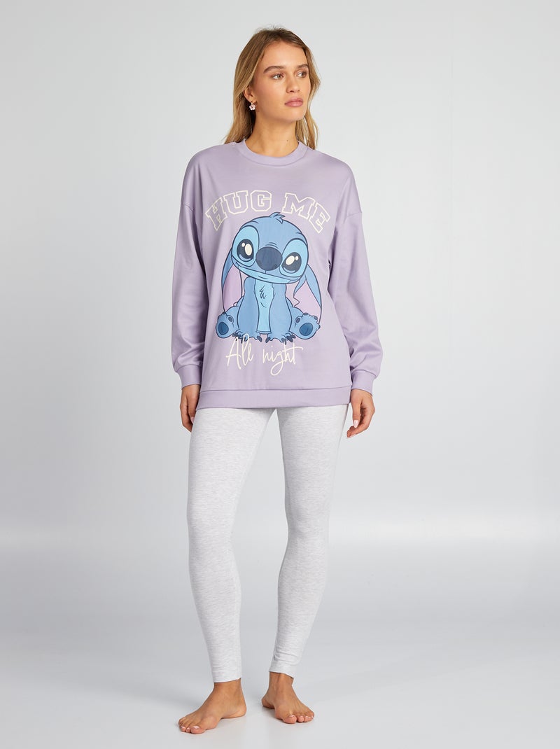 Conjunto de pijama 'Stitch' - 2 piezas - PURPURA - Mujer - 22.00€ - Kiabi