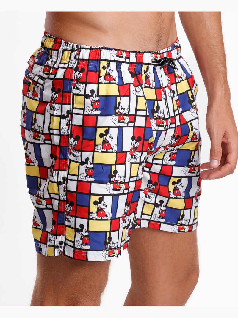 DISNEY Bañador Mickey Mondrian para Hombre - Multicolor - Hombre - 41. ...