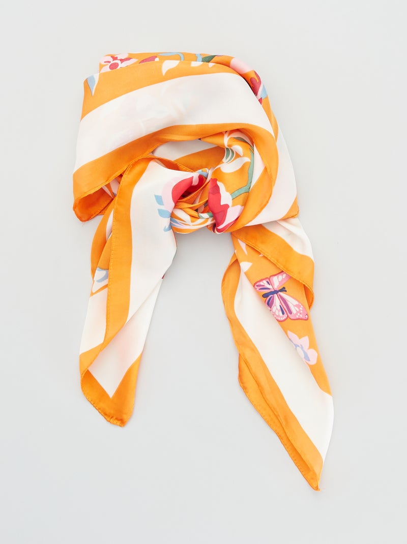 Fular de raso - NARANJA - 6.00€ - Kiabi