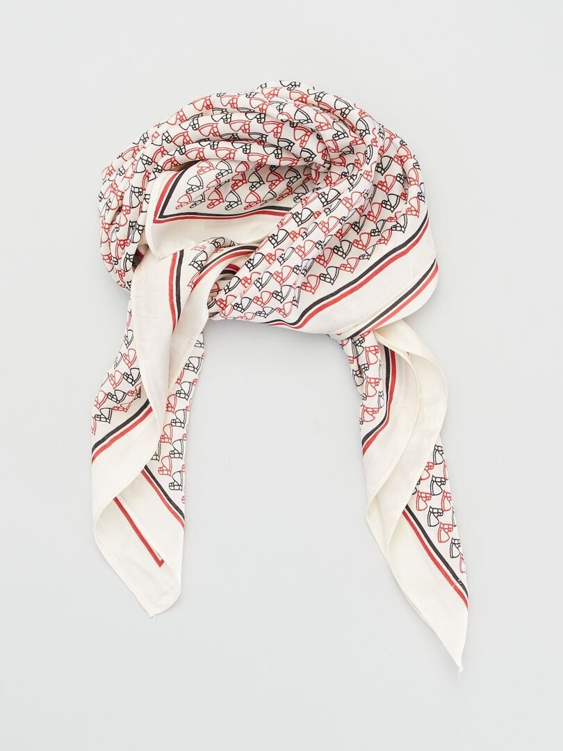 Fular de raso - ROJO - Kiabi - 6.00€