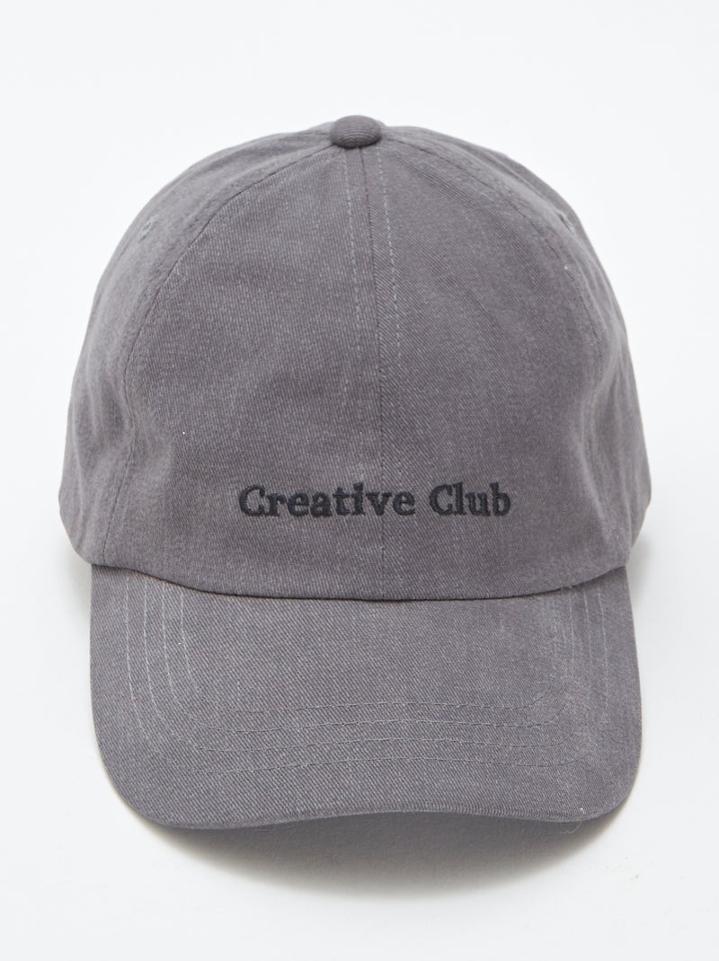 Gorra baseball de algodón - NEGRO - Kiabi - 6.00€