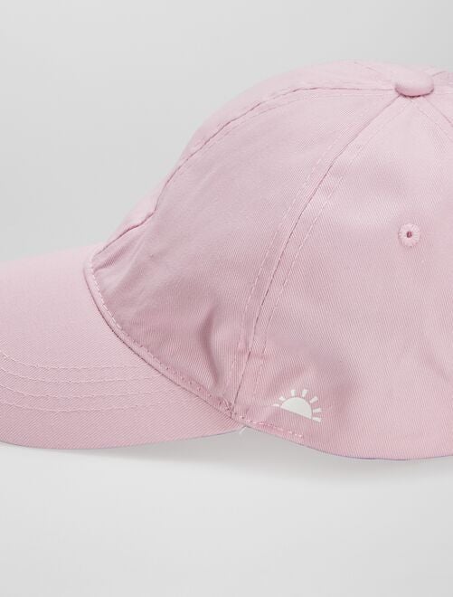 Gorra rosa nina