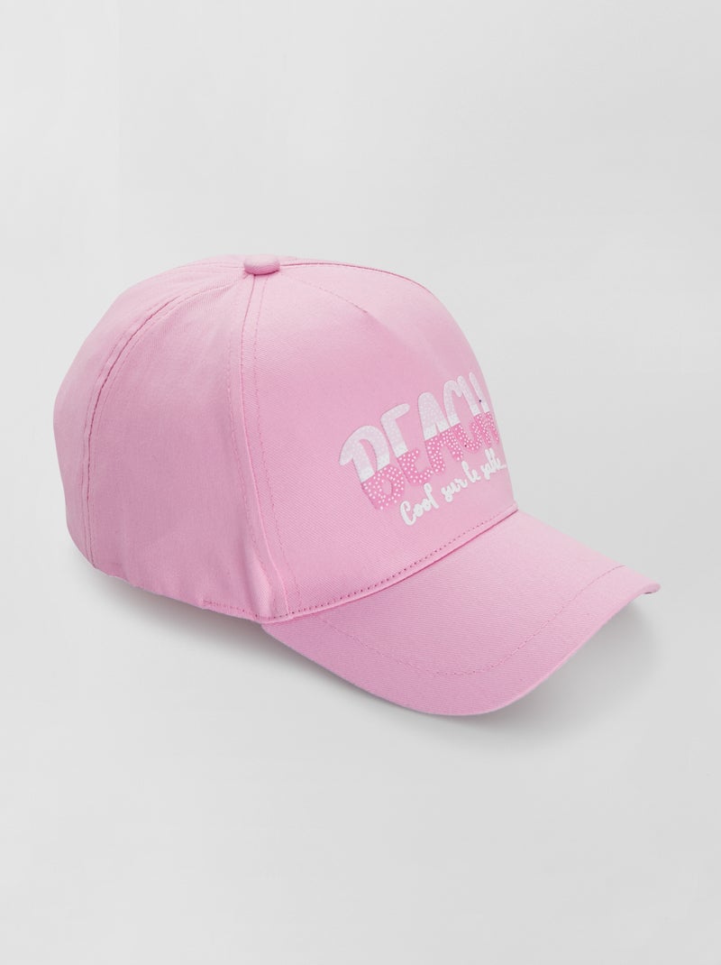 Gorra de tela rosa - ROSA - Kiabi - 7.00€