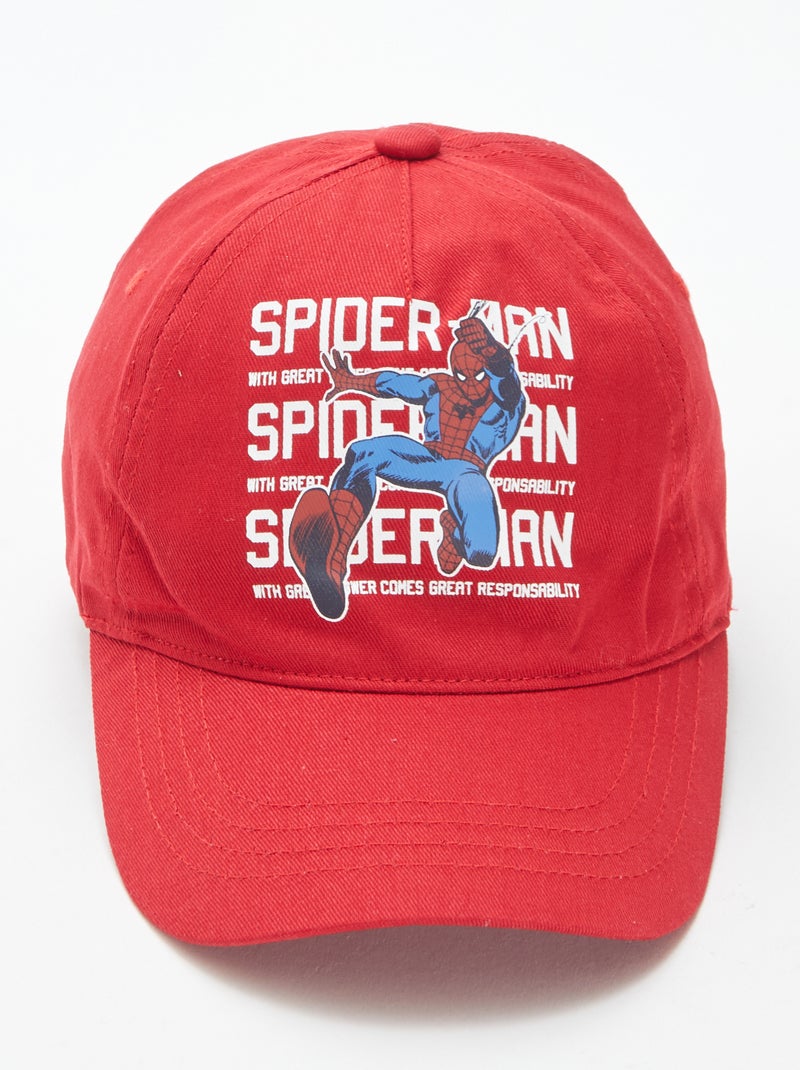 Gorra estampada 'Spiderman' - Rojo - Niño - 8.00€ - Kiabi