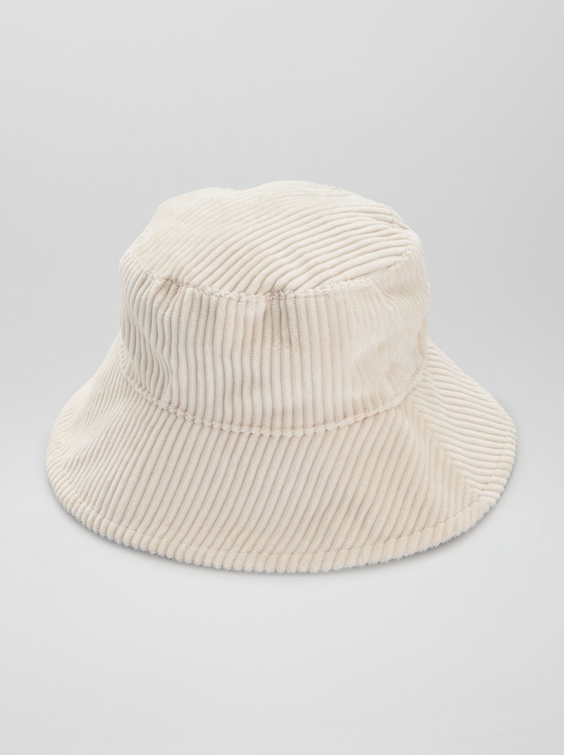 Gorro bob liso de pana - BEIGE - 7.00€ - Kiabi