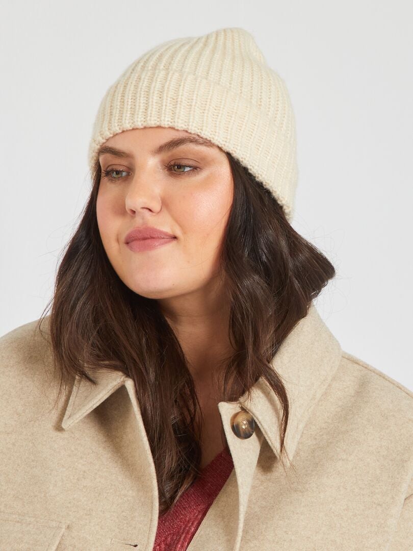 Gorro de lana - BEIGE - Kiabi - 6.00€